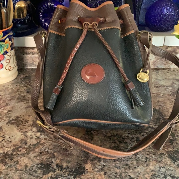 Dooney & Bourke | Bags | Dooney Bourke Bucket Drawstring Bag Awl | Poshmark
